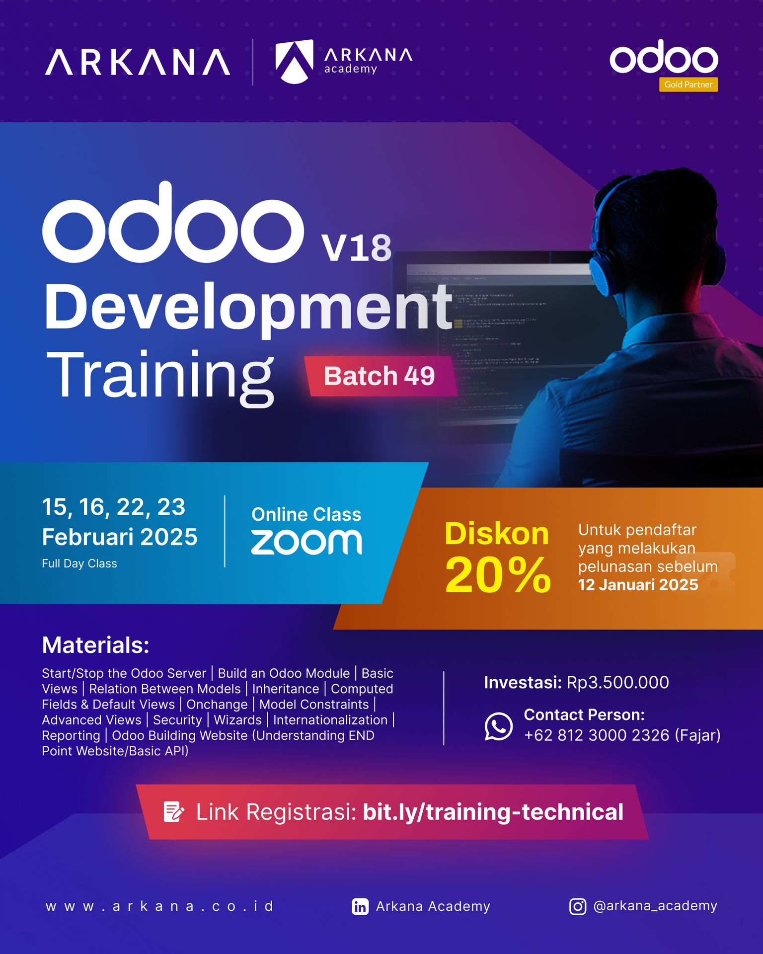 Odoo Development Training | Indonesia